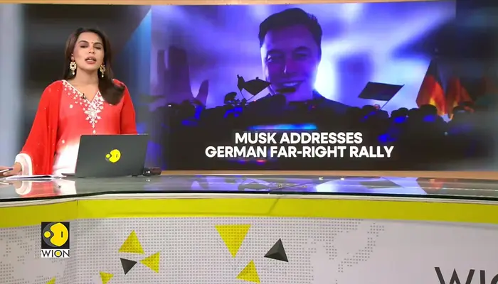 Elon Musk speaks at Germany’s AfD campaign launch as thousands protest ...