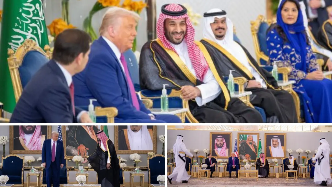 Donald Trump in Saudi Arabia, meets Crown Prince MBS; Elon Musk joins ...