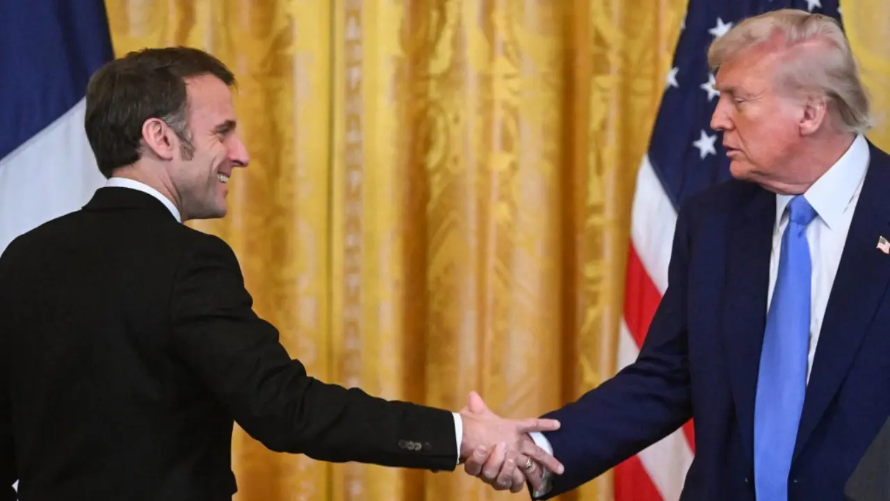 Trump meets Macron, warns Russia-Ukraine crisis could trigger World War III