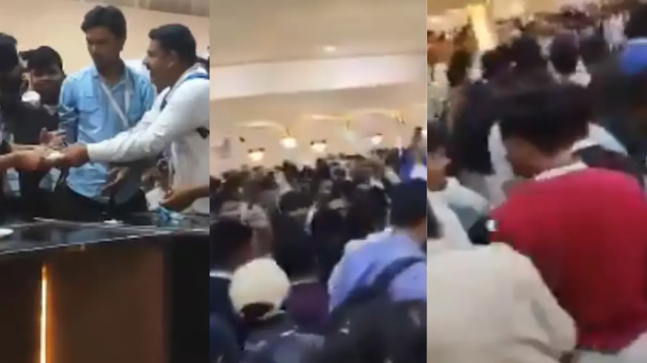 Watch | Chaos at MP Investors Summit amid fight for food plates; videos ...