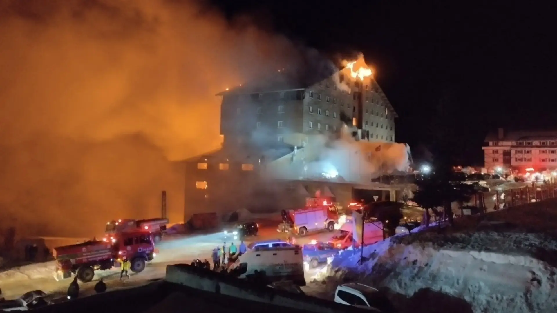Turkey resort fire: 66 killed, 51 injured after flame engulfs 12-storey ...