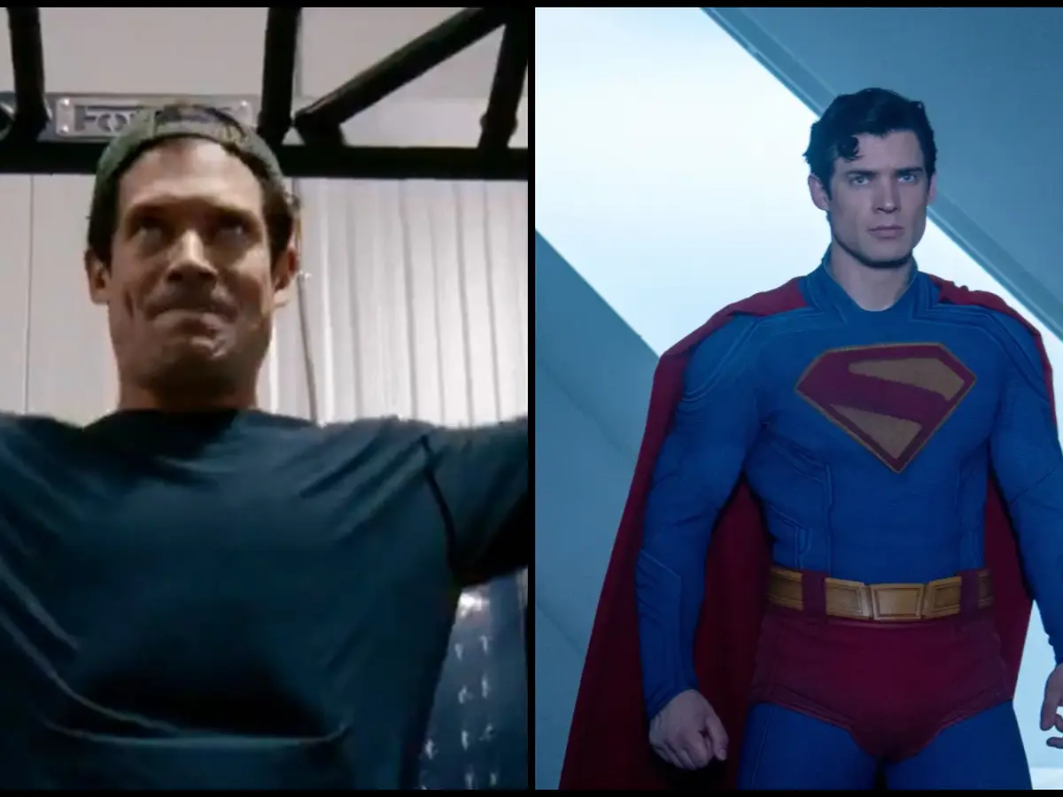 Before & After James Gunn shares David Corenswet's insane training for ...
