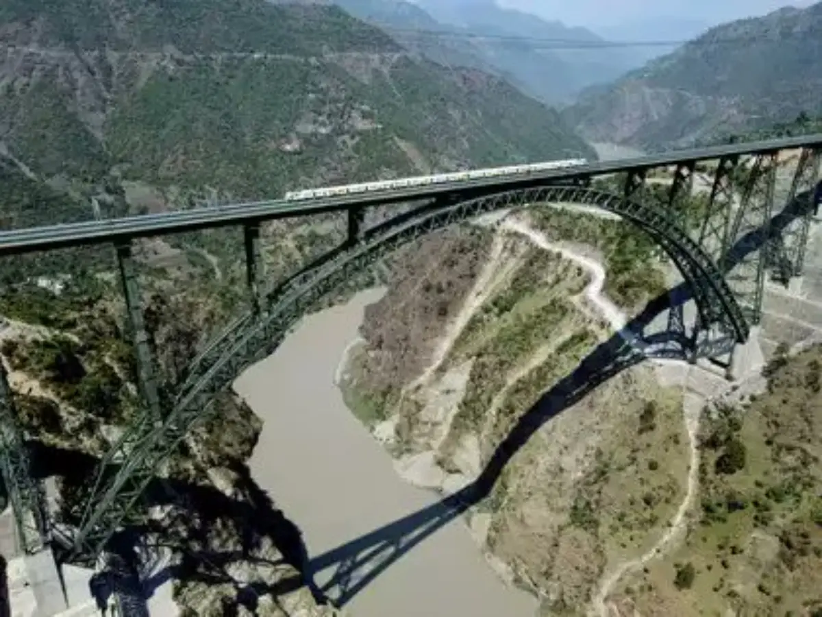 In Pics | Special features of Chenab Bridge, world’s highest railway ...