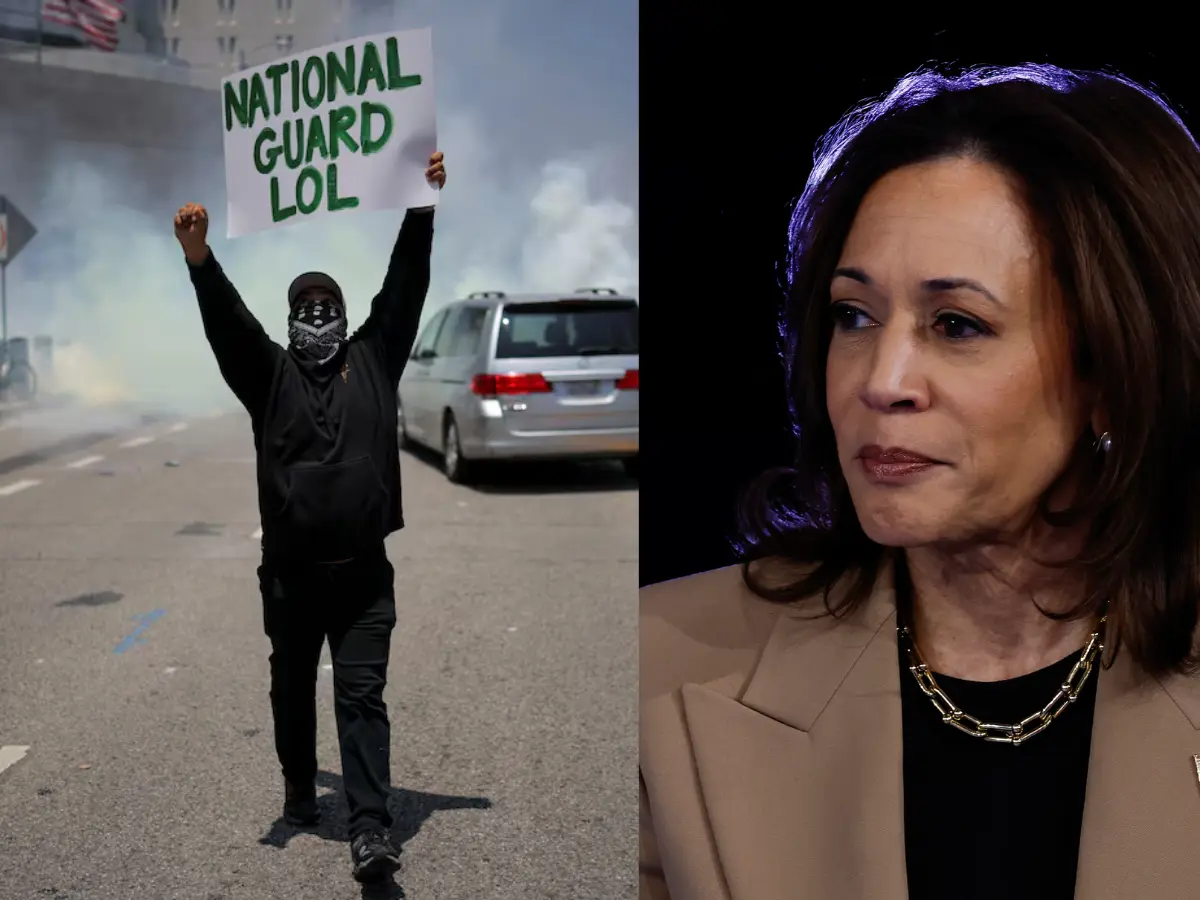 Kamala Harris grilled by Americans for her statement on LA protest ...