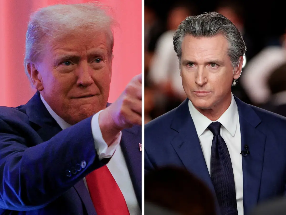 'Step toward authoritarianism': Trump says he'd arrest California Gov ...