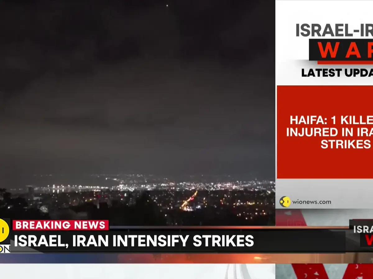 Breaking: Israel's Haifa under attack, 1 killed & 14 injured in Iranian ...