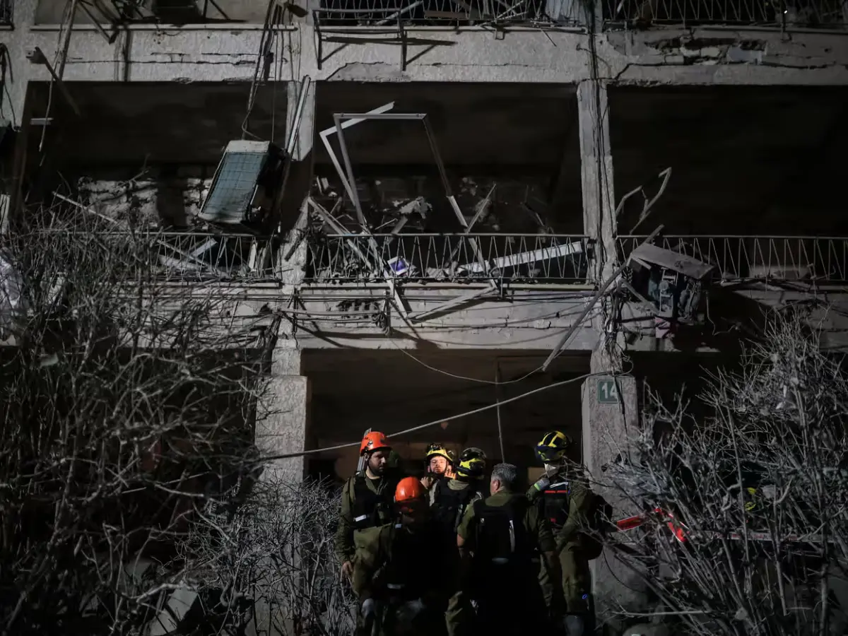 Israel-Iran war: Two dead in Iranian missile barrage in Israeli city ...