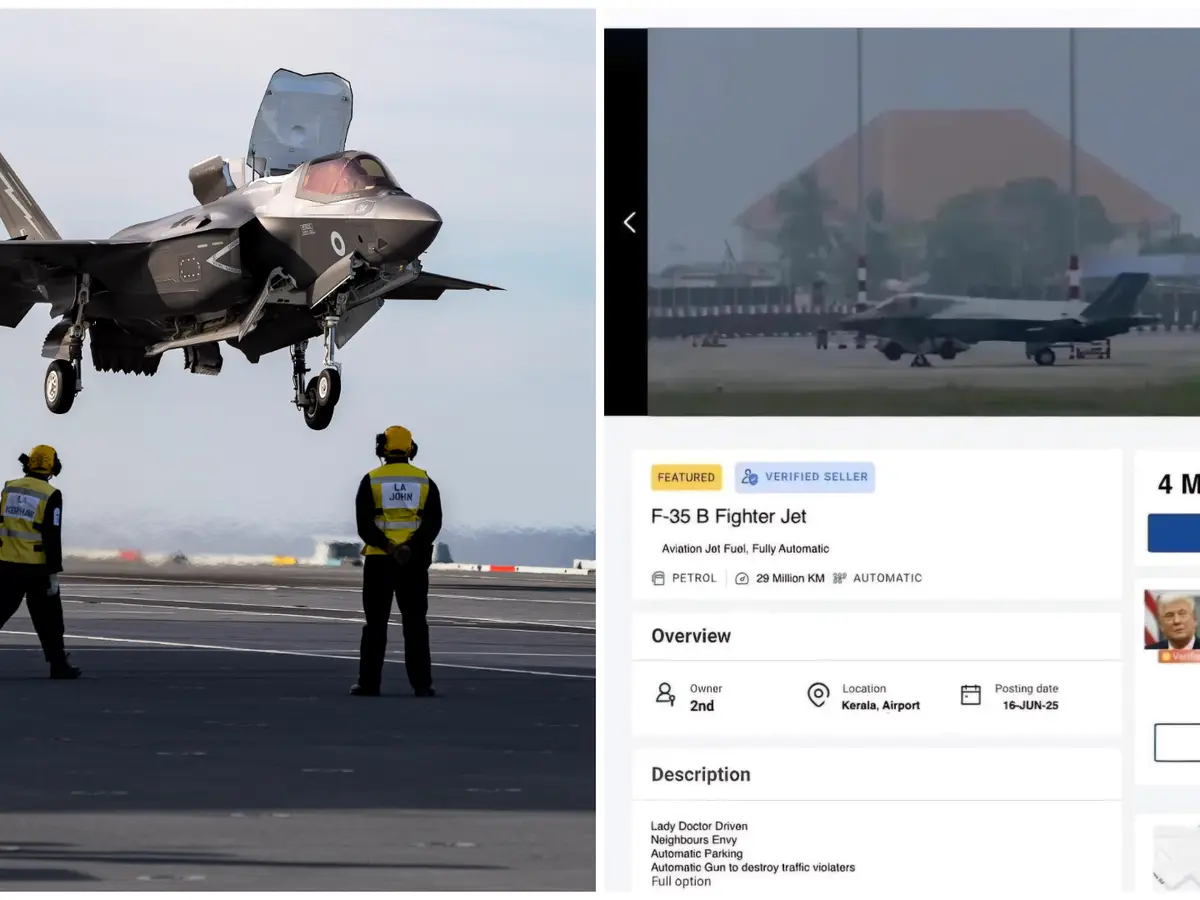 F-35 in India 'stealth code' talk, ‘OLX listing’, Modi-Starmer memes swirl about UK fighter jet ...