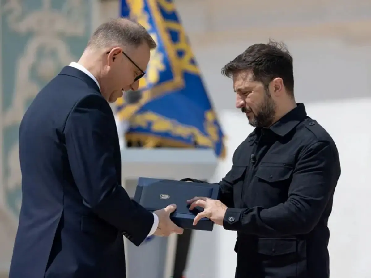 ‘Reliable ally, true friend’: Zelensky awards outgoing Polish President ...