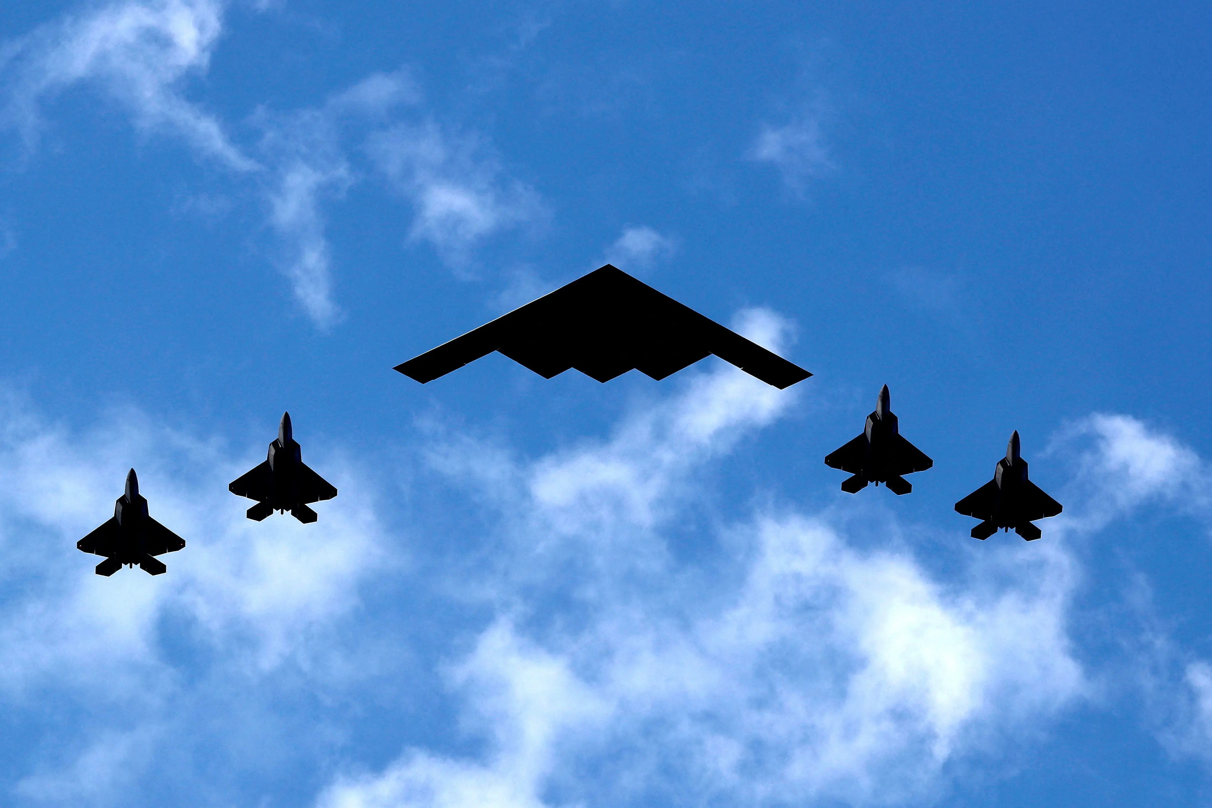 B-2 bomber has only CRASHED once and it was not because of enemy fire ...