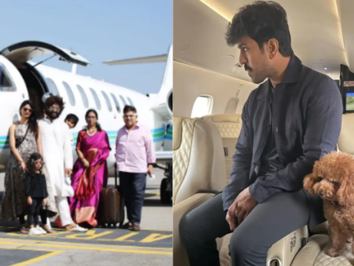 7 South Indian stars who owns a private jet- Ram Charan, Allu Arjun, Nayanthara