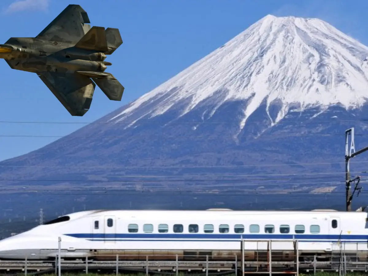 What if a fighter jet tries to land on a moving train?