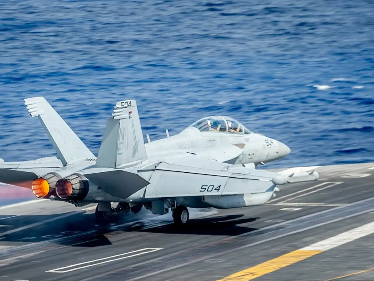 How fighter jets land on moving aircraft carriers