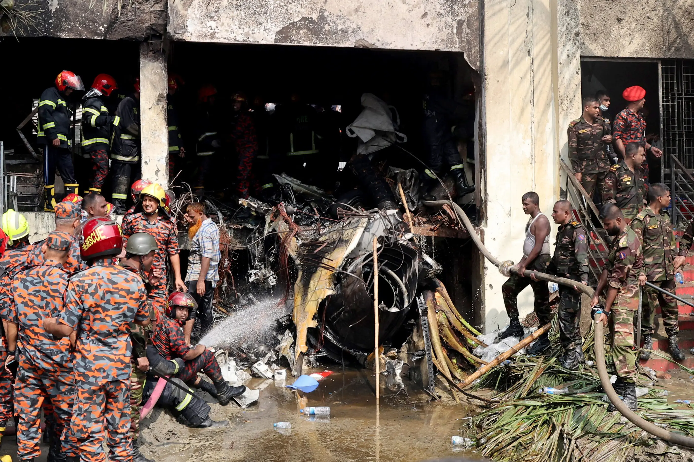 Bangladesh jet crash: Pilot dies, along with 18 others after Air Force ...