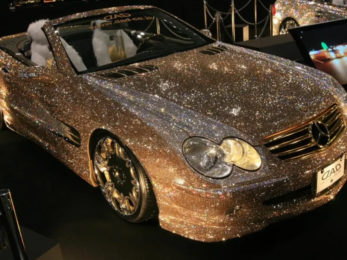 A car made of diamonds? Meet the Mercedes covered in 300,000 crystals