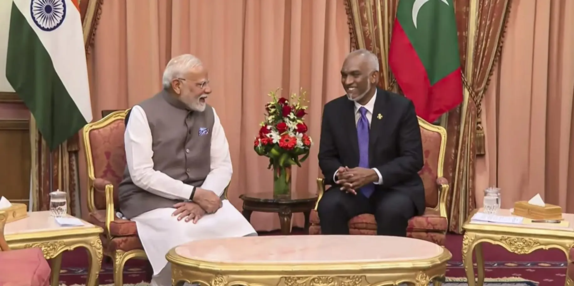 From ‘India out’ to ‘China out’? Muizzu makes U-turn as PM Modi offers ...