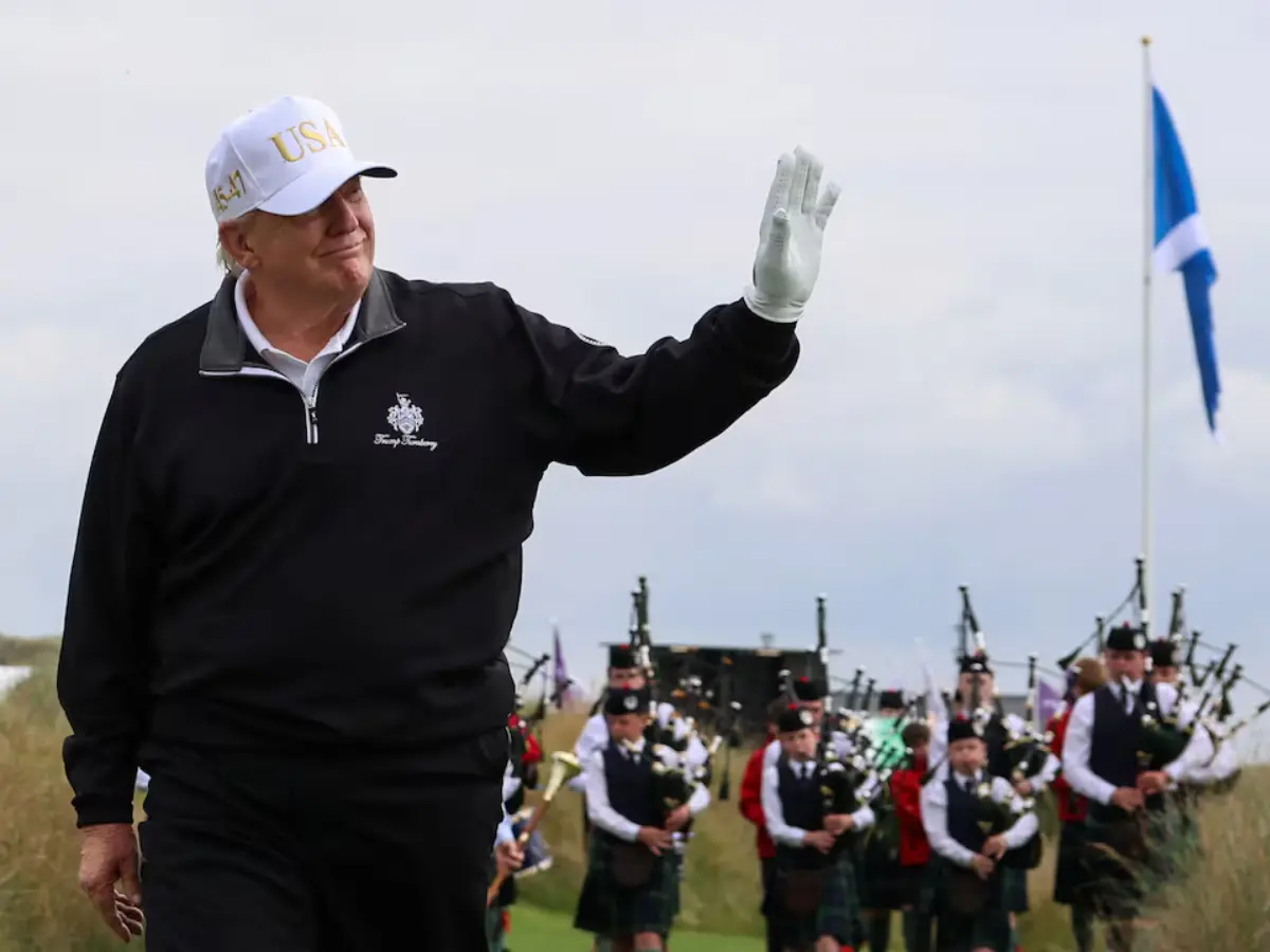 'Trump loves Scotland': US president opens new golf course in Aberdeen ...