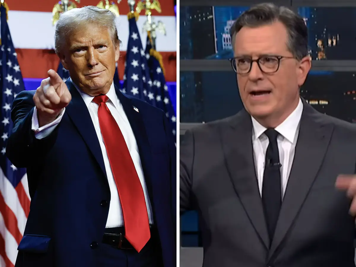 Donald Trump denies role in cancellation of Stephen Colbert’s The Late ...