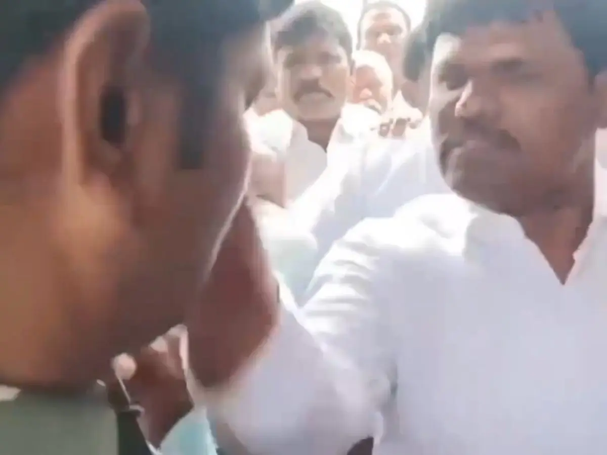 WATCH | Indian Minister's cousin slaps on-duty cop during heated ...