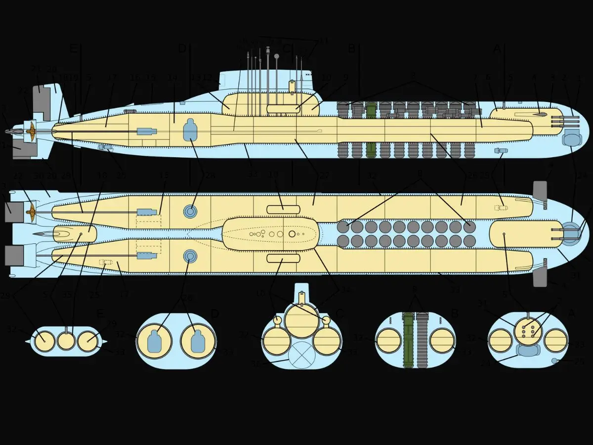 Meet the world’s largest submarine: A 48,000-ton Soviet giant with nukes and a swimming pool