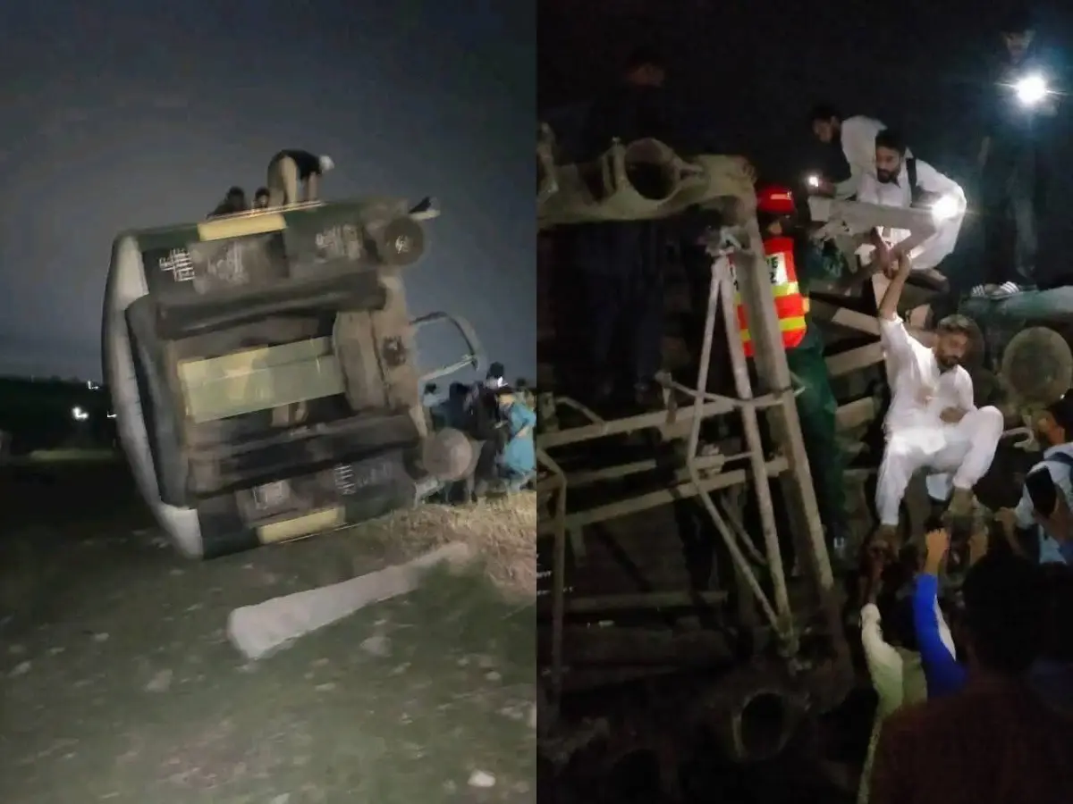Pakistan train derailment: At least 30 injured as Islamabad Express ...