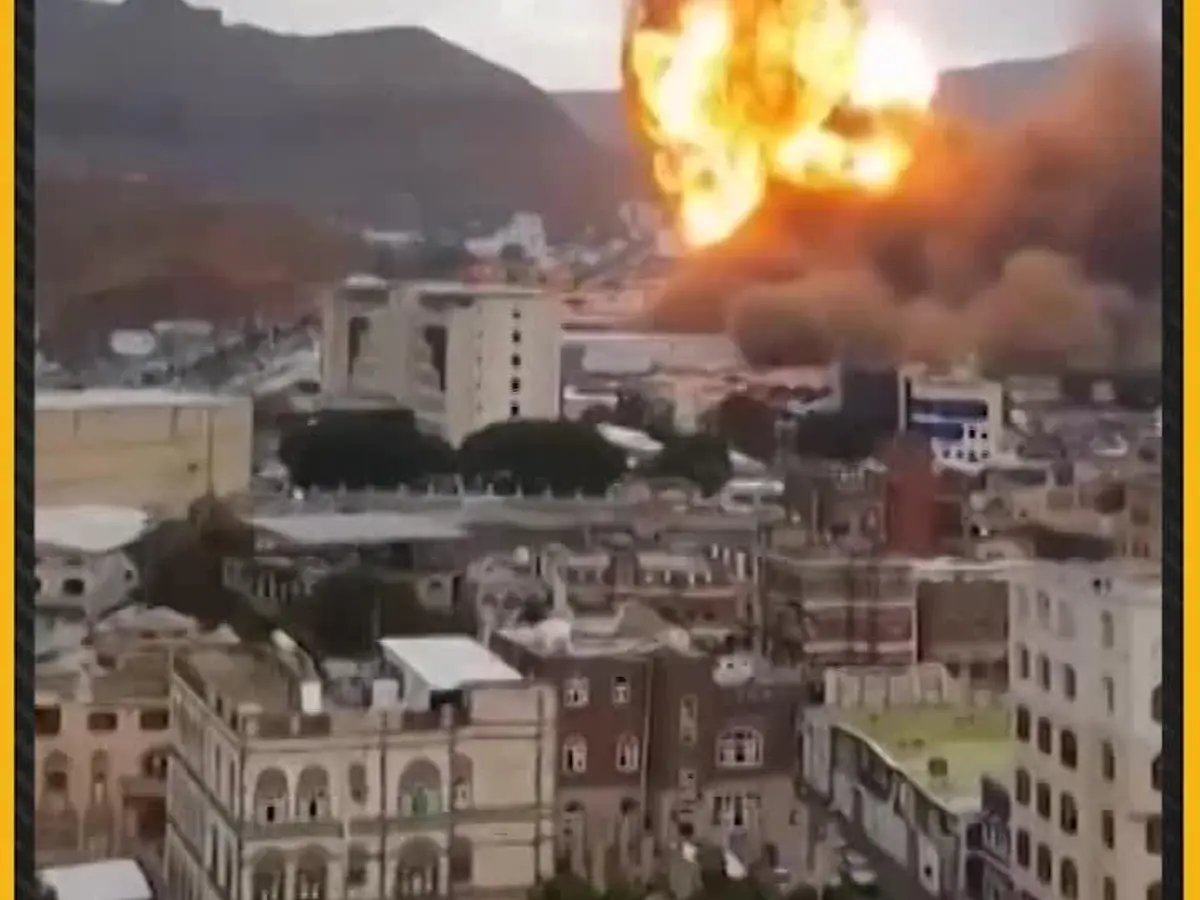 Israel strikes Yemen: large blast seen in Sanaa as Israel strikes ...