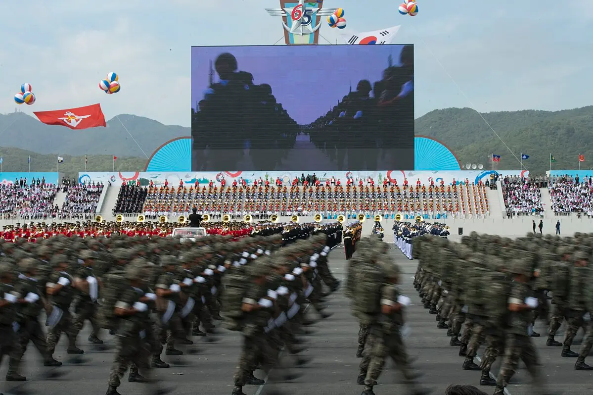 The top 6 Asian countries with largest military forces