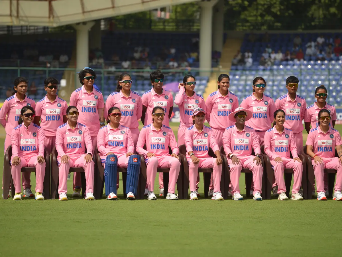 IND-W vs AUS-W: Here's why Indian women's team was wearing pink jersey ...
