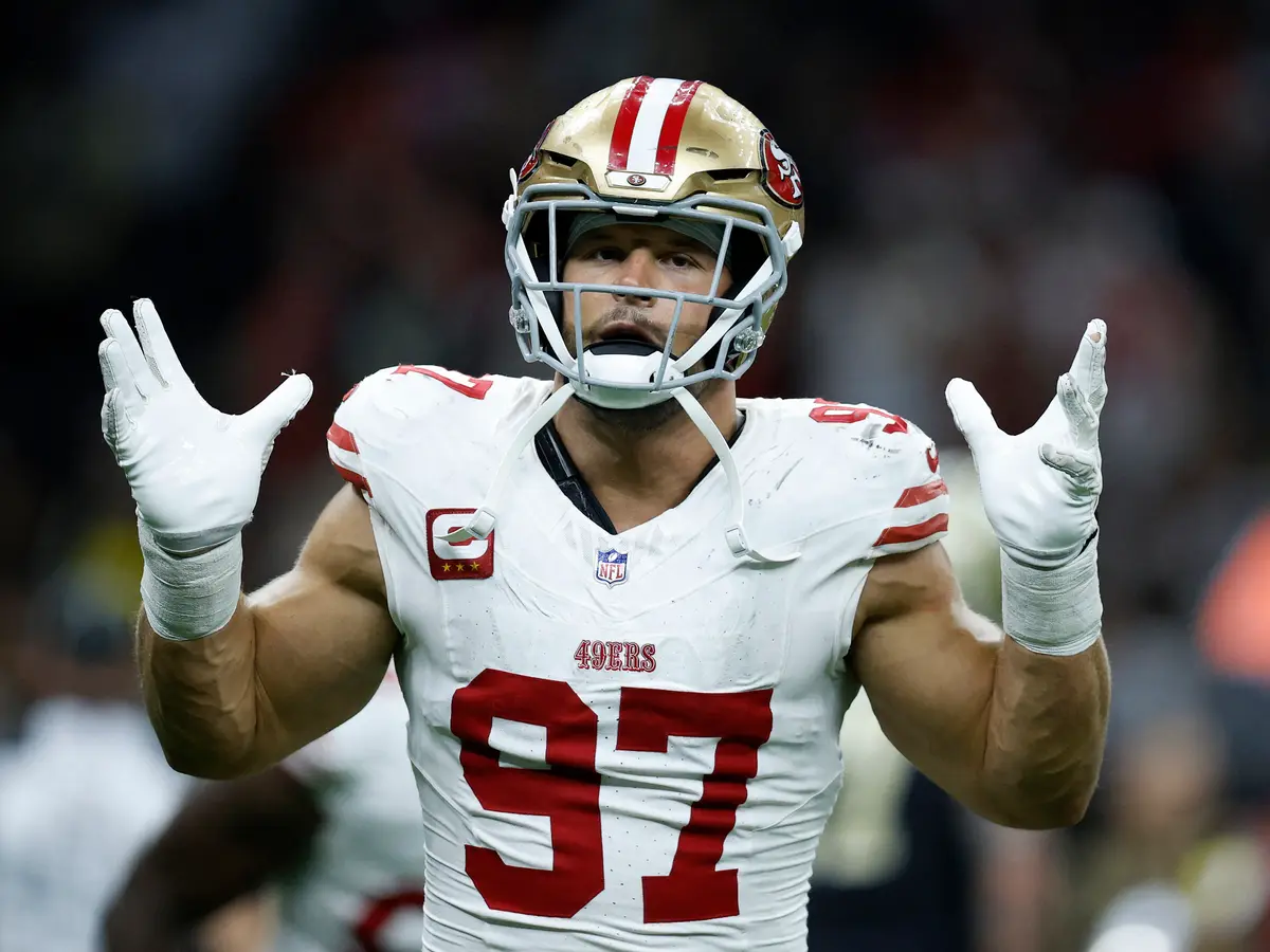 49ers DE Nick Bosa to miss rest of season after suffering torn knee ...