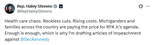 US health secretary RFK Jr to be impeached for 'health care chaos? Here ...