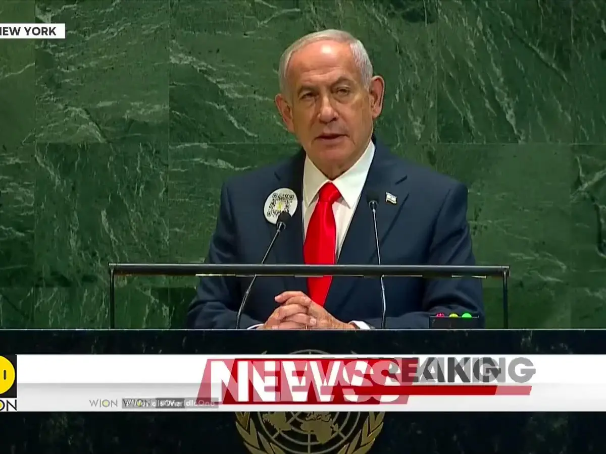 Breaking: Netanyahu addresses nearly empty UNGA, many delegates walk ...