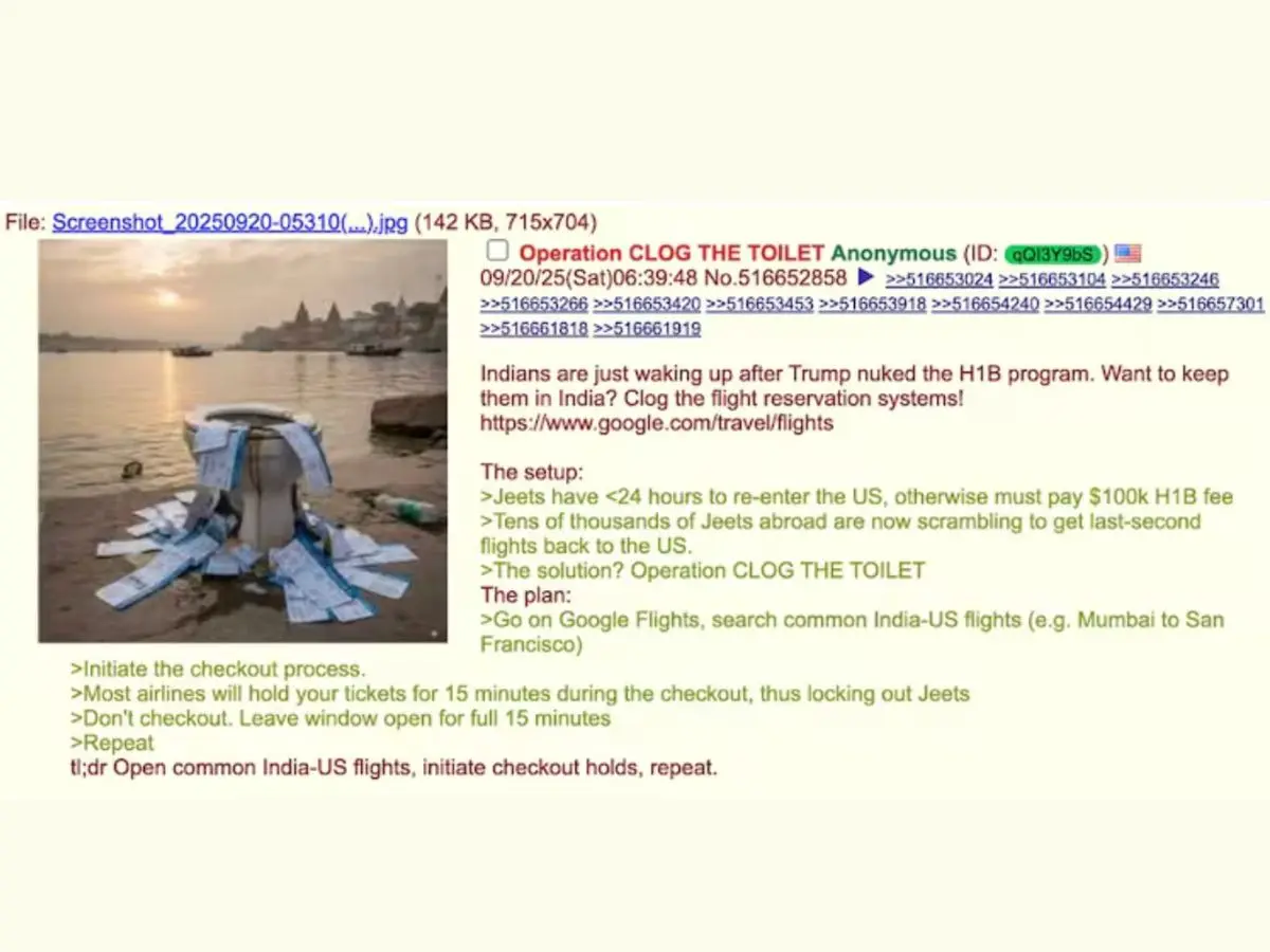 Operation ‘Clog the Toilet’: US far-right trolls target Indian H-1B ...