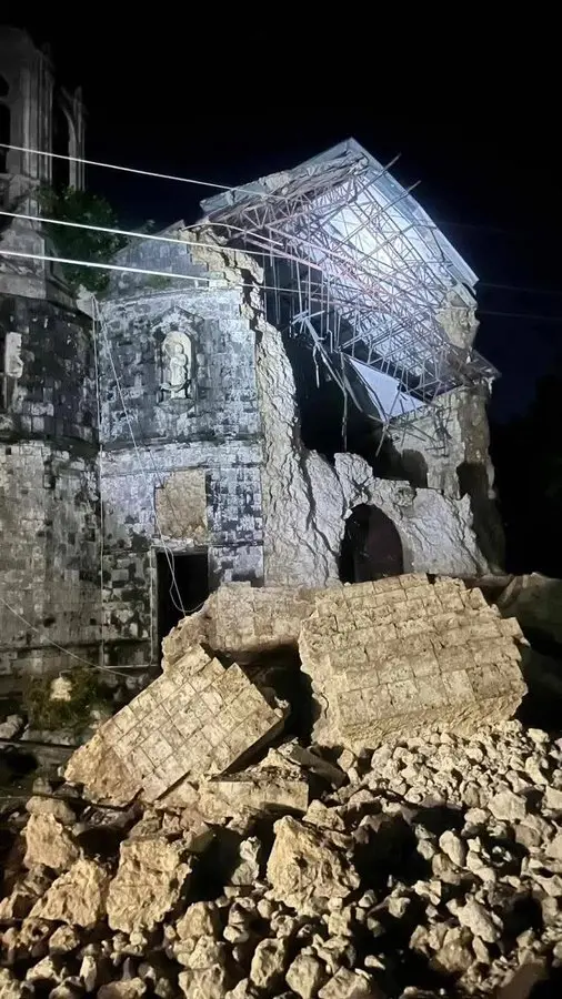 Philippines quake kills over 50, topples historic church in Cebu - In Pics