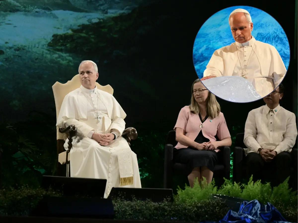 Video: Pope blesses chunk of ice on camera, sparks ridicule — but why ...