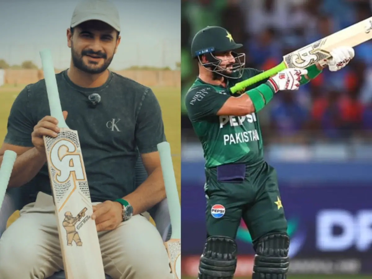 Pakistani cricketer launches ‘Gundown’ bat inspired by his ...
