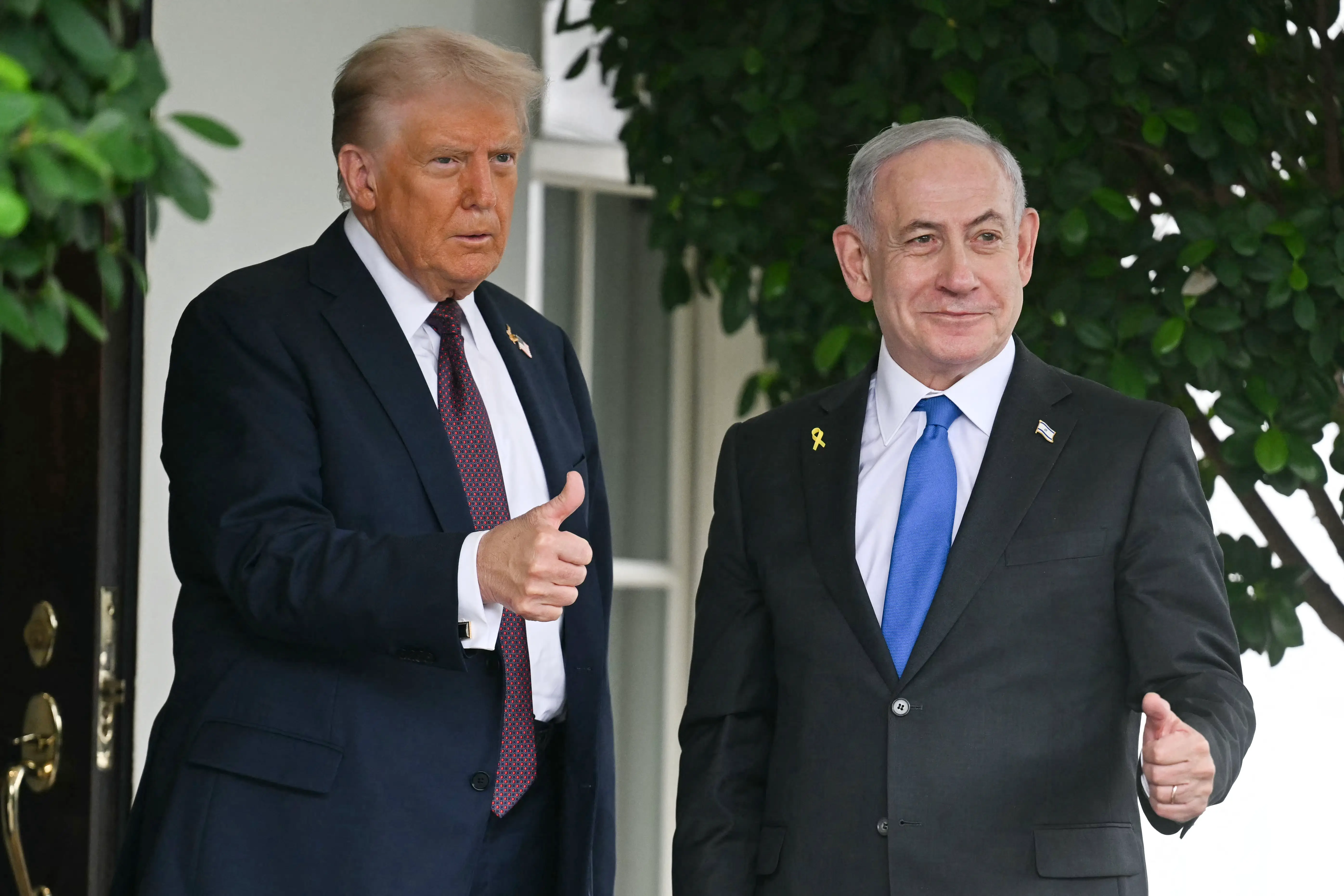 'Everybody's liking me now': Trump speaks to Netanyahu after Hamas ...