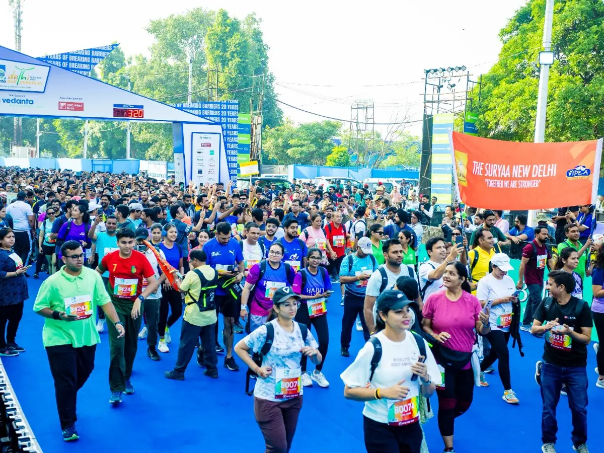 Before sunrise, a city in motion: How Delhi woke up through 40,500 runners at VDHM 2025