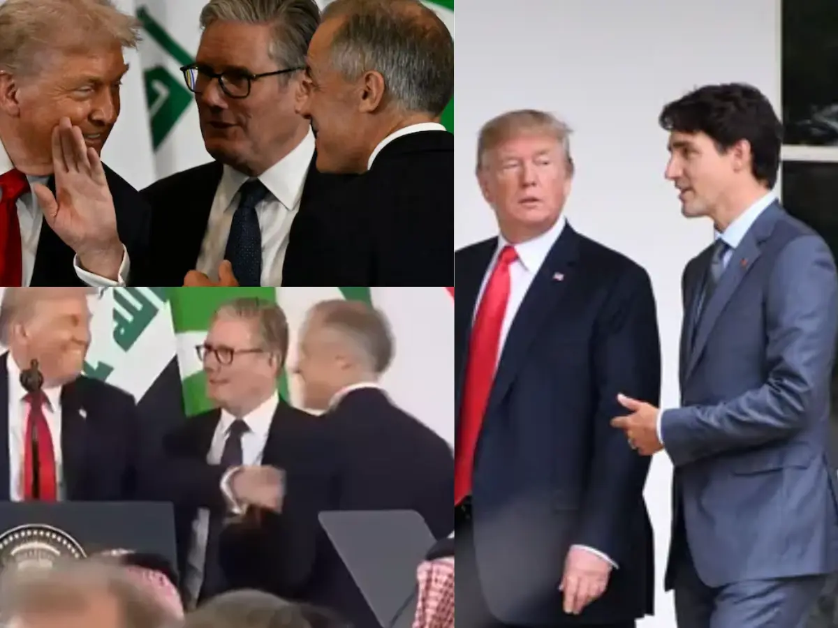 Hot mic MOMENT! Trump calls Canadian PM Carney ‘Mr President’ at peace ...