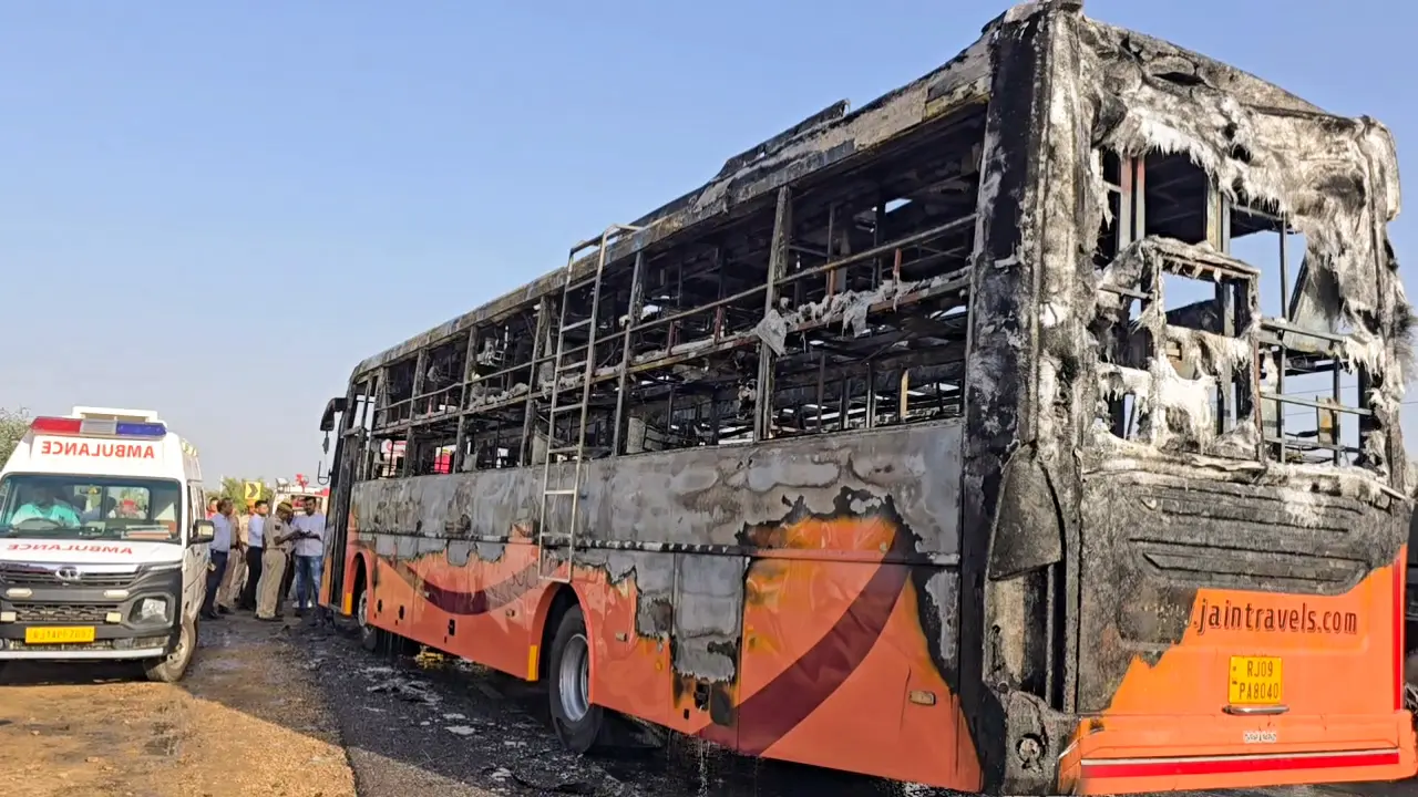 Rajasthan bus catches fire killing 19 on Jaisalmer-Jodhpur Highway; PM announces ex-gratia