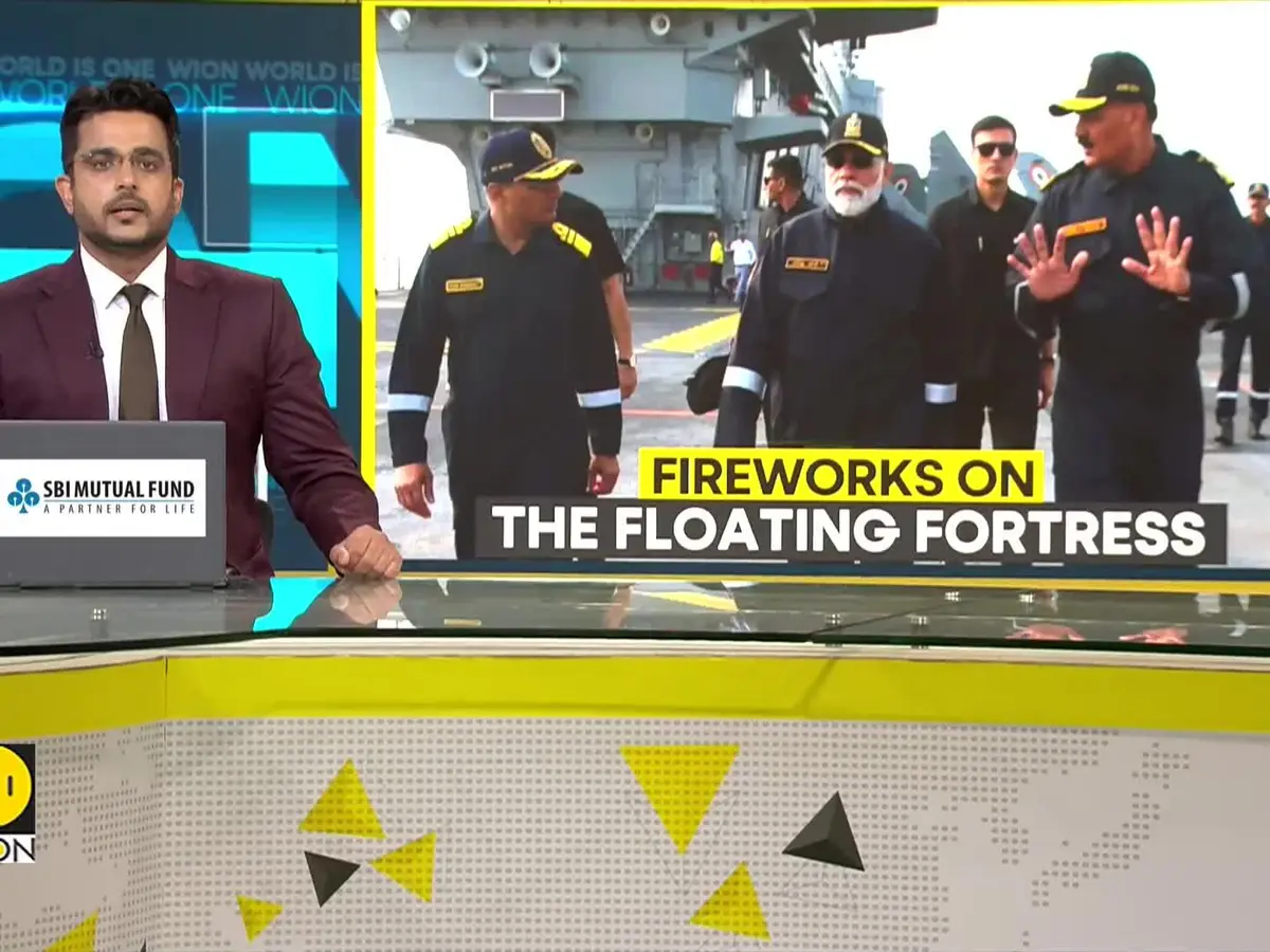 India: PM Modi celebrates Diwali with Indian Navy aboard INS Vikrant