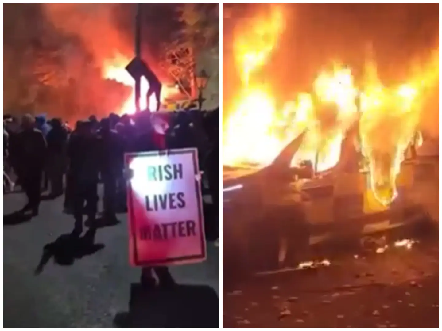 WATCH: Anti-immigrant protests erupt in Dublin; demonstrators clash ...