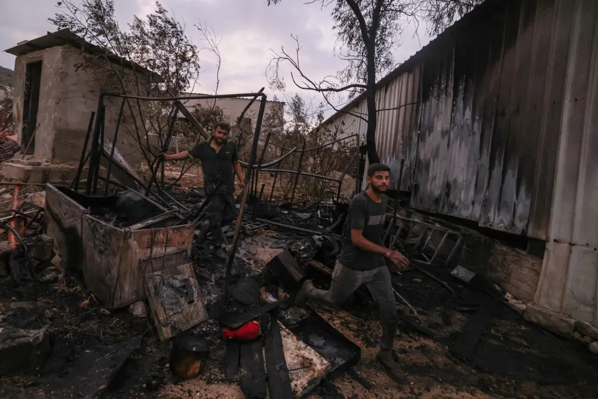 Israeli settlers launch arson attack in the West Bank, 4 suspects arrested