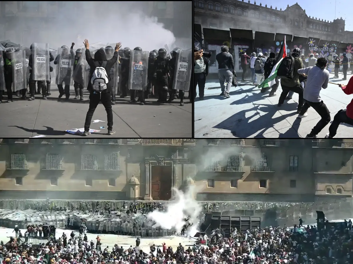 Tear gas shells, straw hats and graffiti: Why are Gen Z protesting in ...