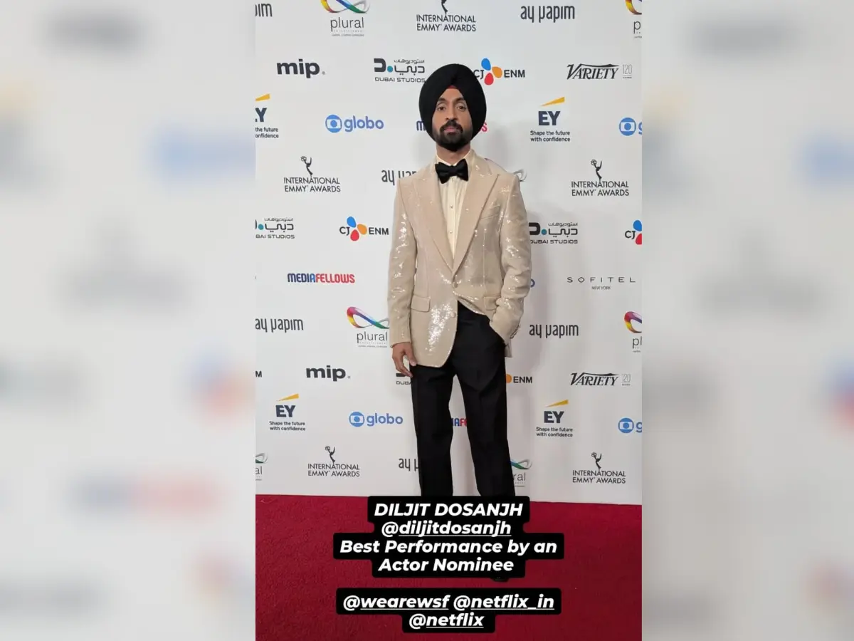 53rd International Emmy Awards red carpet: Diljit Dosanjh, Imtiaz Ali ...