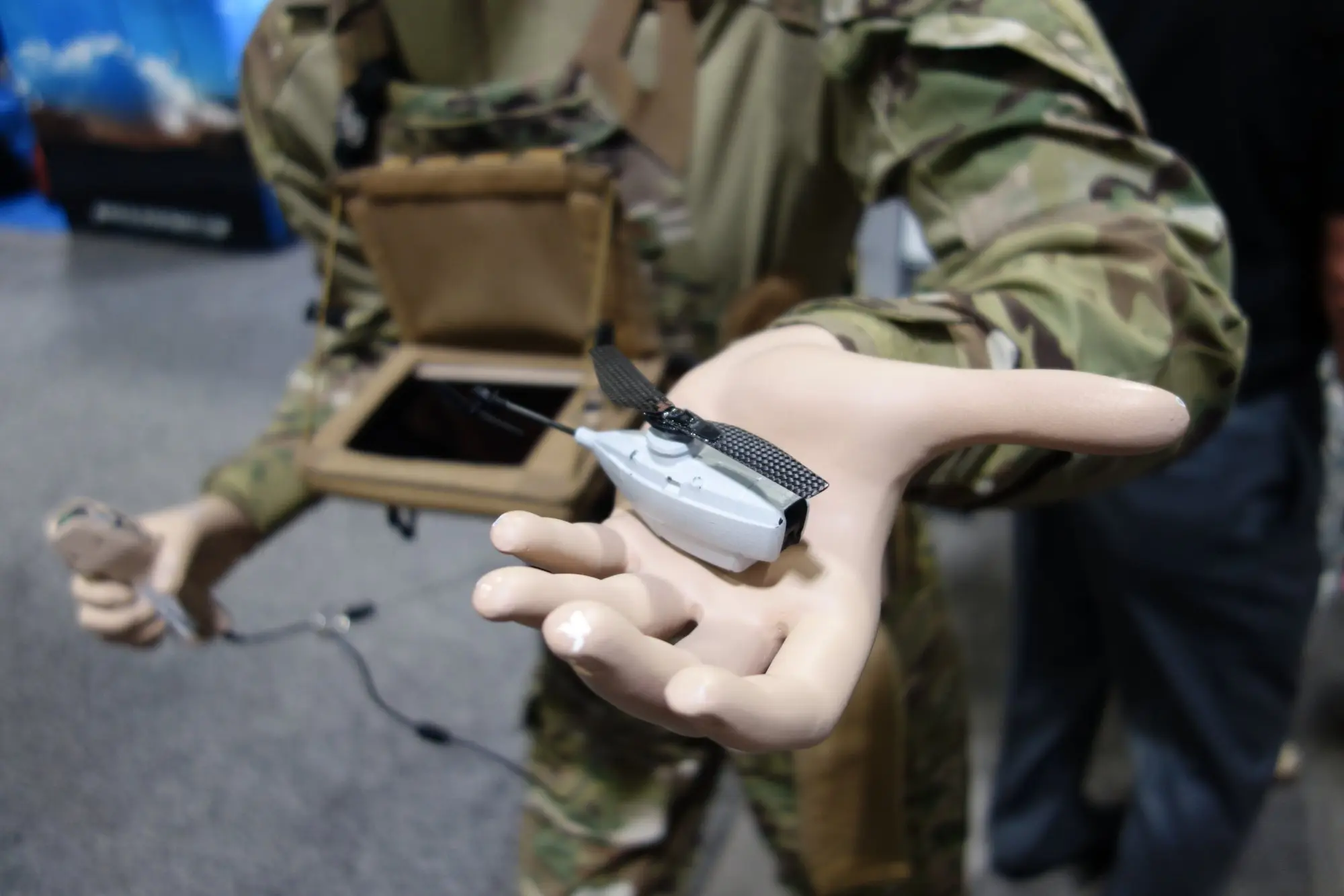 Meet Black Hornet! A spy helicopter that can fit in the palm of your hand