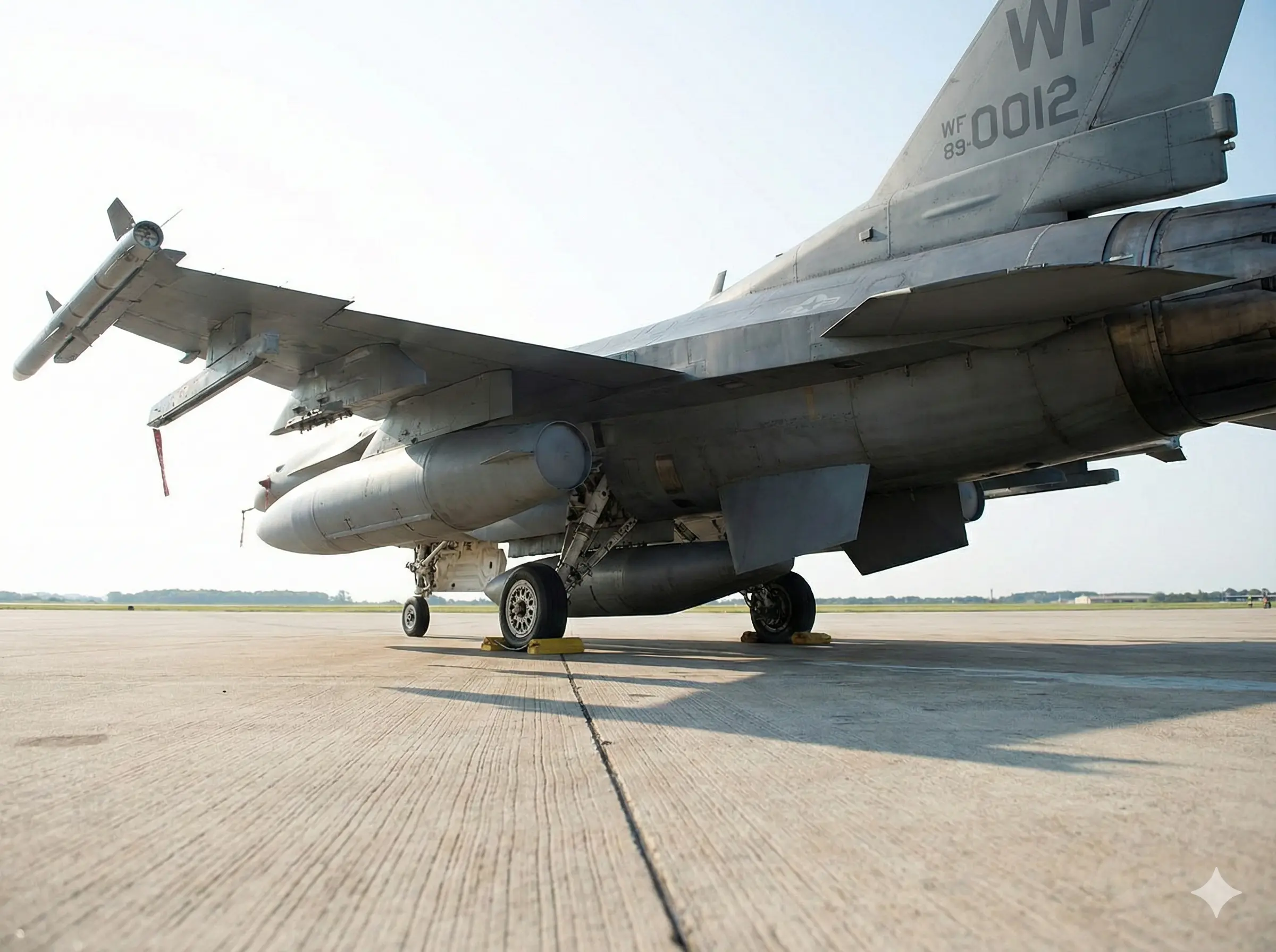 Why you should never touch the red ribbons on a parked fighter jet