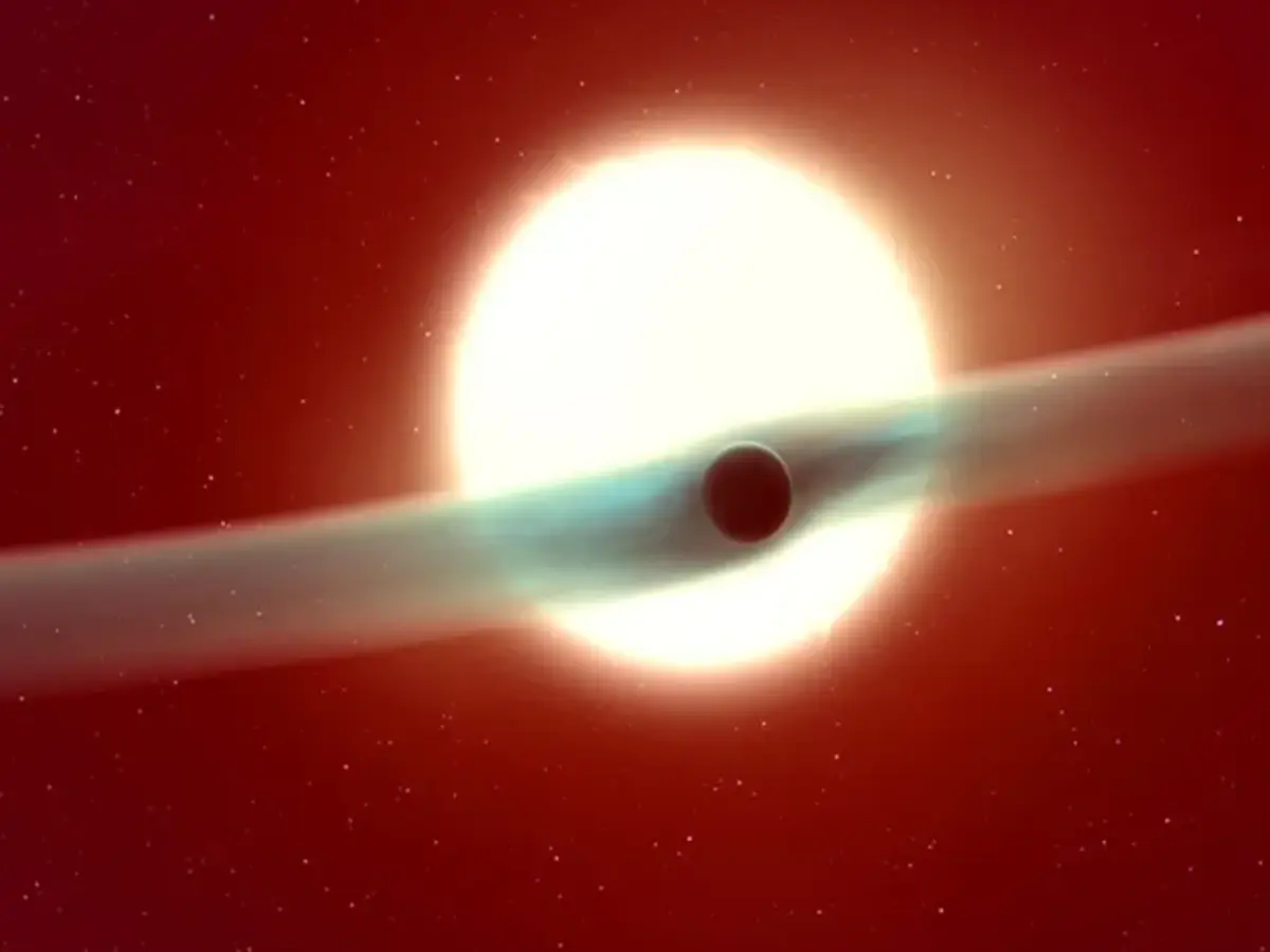 'Ultrahot Jupiter' 858 light-years away has two tails extending ...