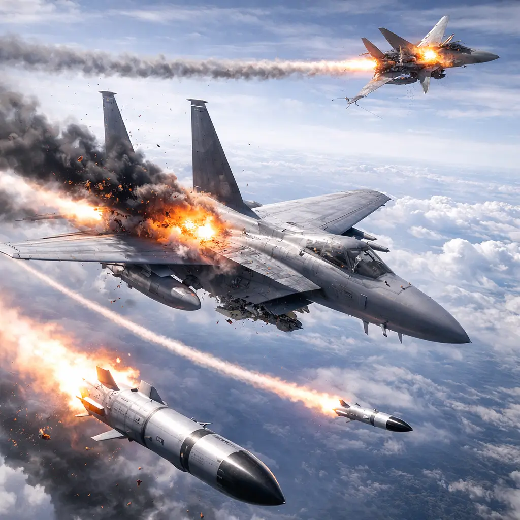 How air-to-air missiles track and destroy fighter jets mid-air