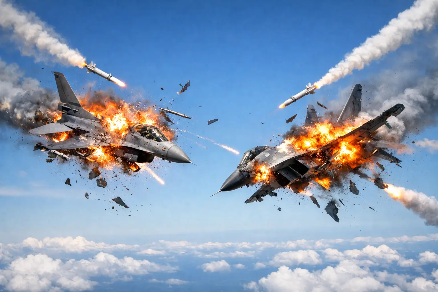 How air-to-air missiles track and destroy fighter jets mid-air