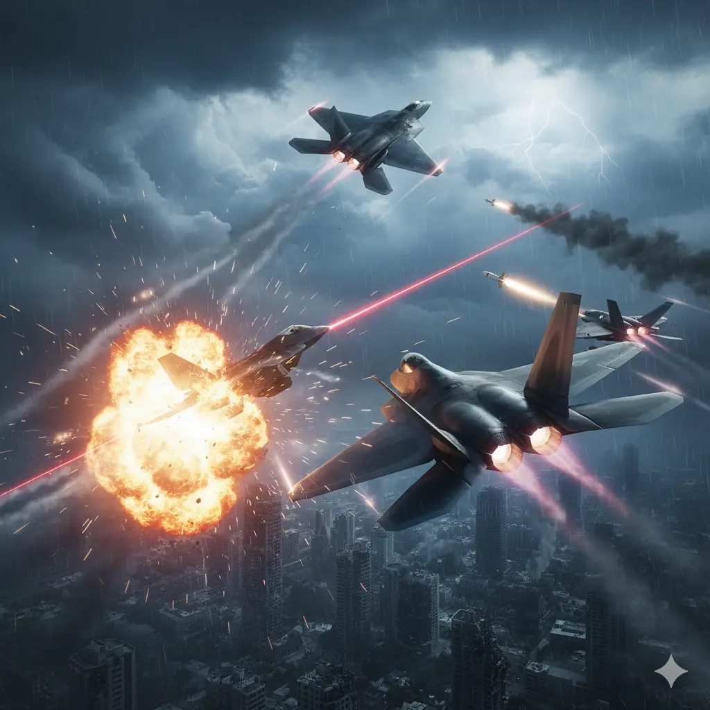 How air-to-air missiles track and destroy fighter jets mid-air